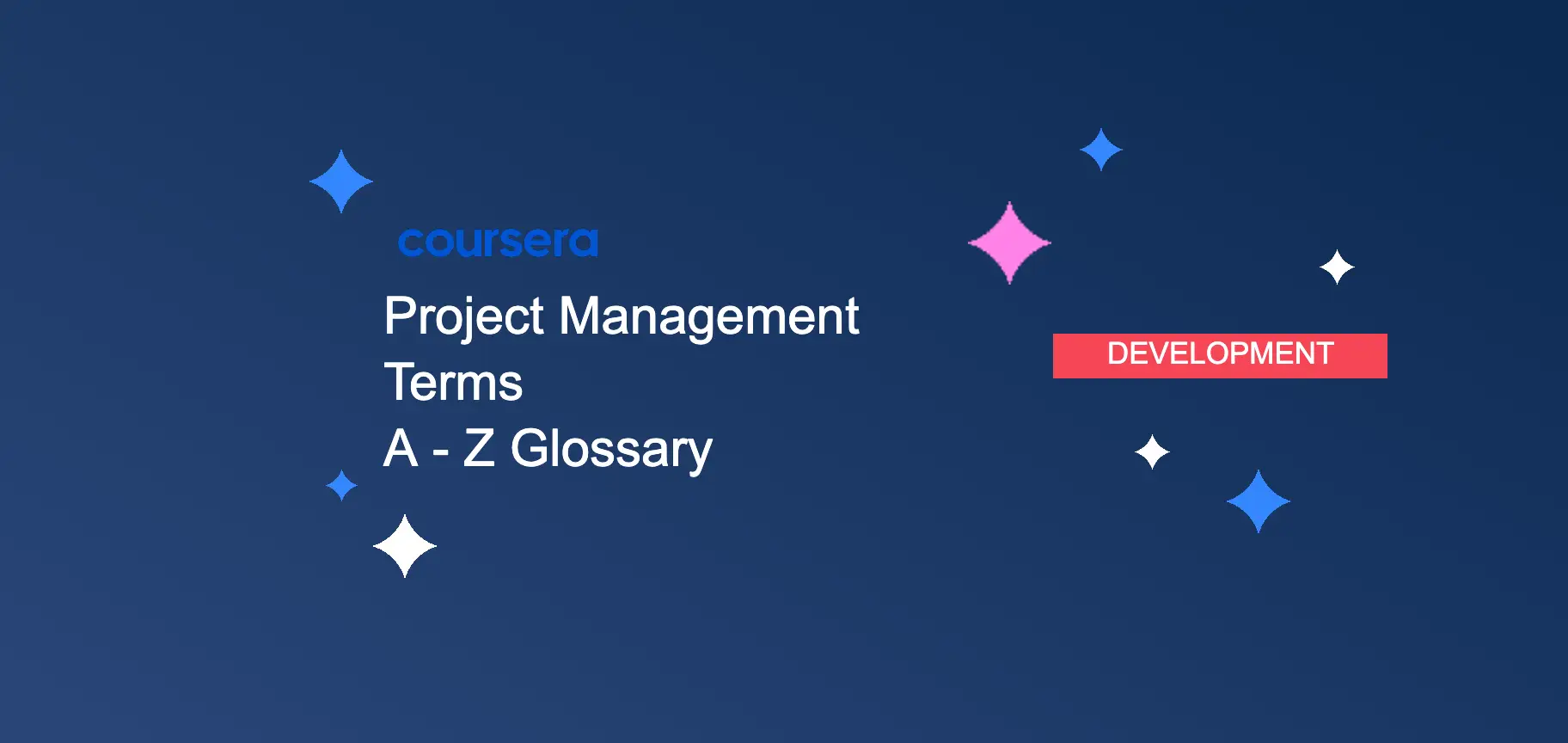 Project Management Terms & Definitions | Coursera