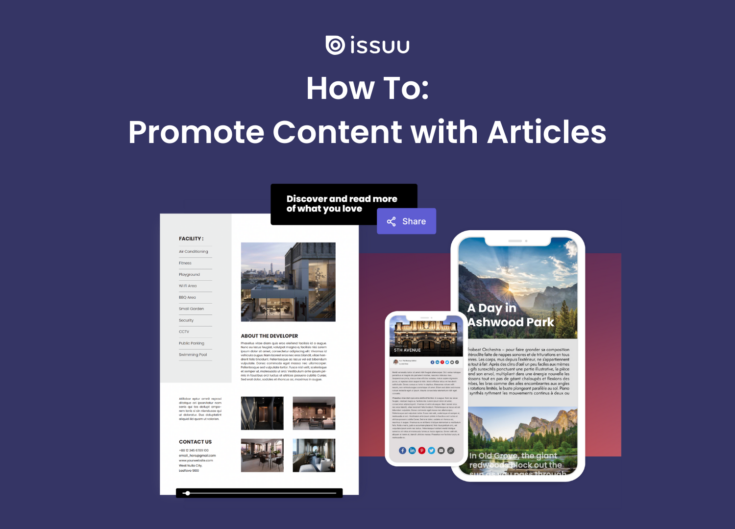 How to Promote Content with Issuu's Articles | Issuu | Issuu