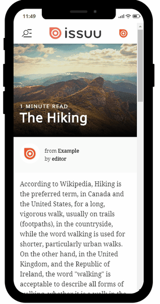 Issuu Blog | Issuu Guide: The Ins and Outs of Article Stories