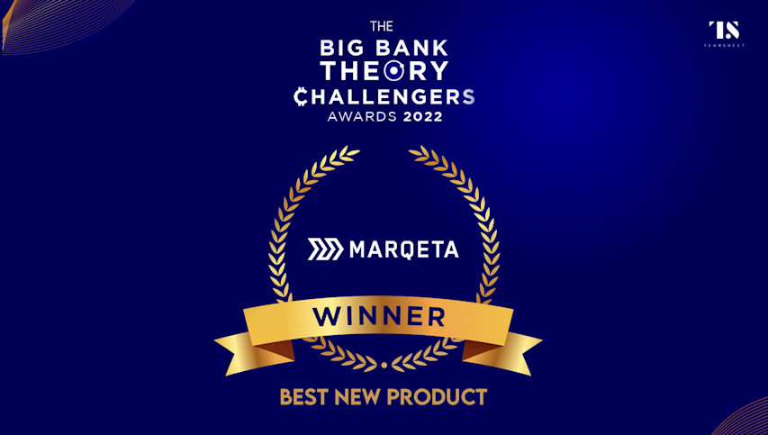 Marqeta wins Tearsheet Challenger Award for Best New Product