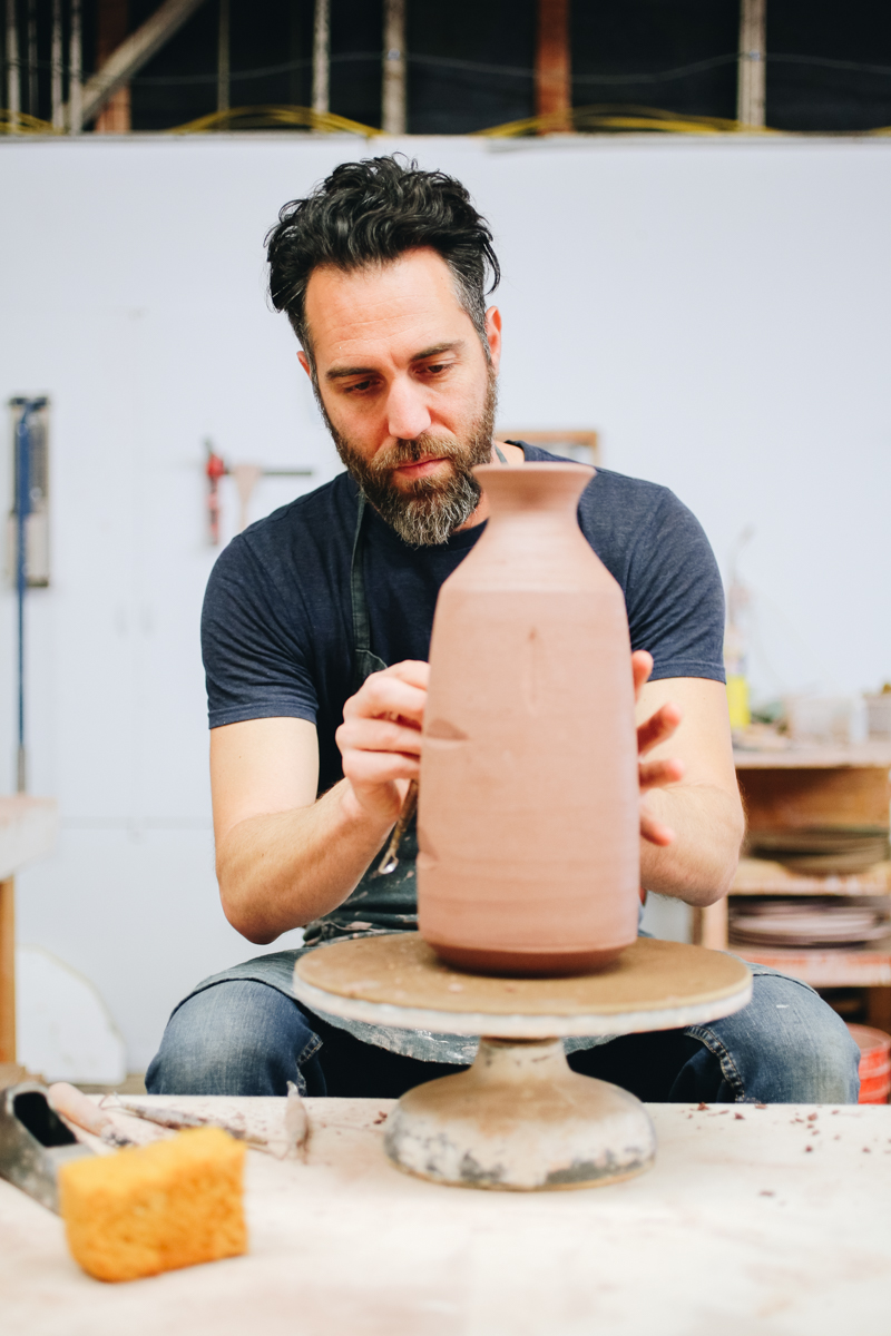 Inside The LA Ceramics Studio Of Natan Moss | Wolf & Badger