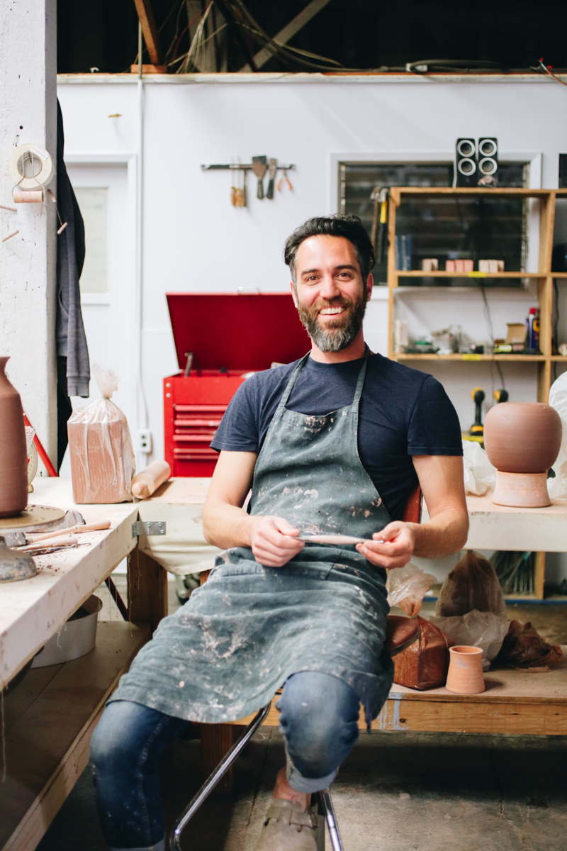 Inside The LA Ceramics Studio Of Natan Moss | Wolf & Badger