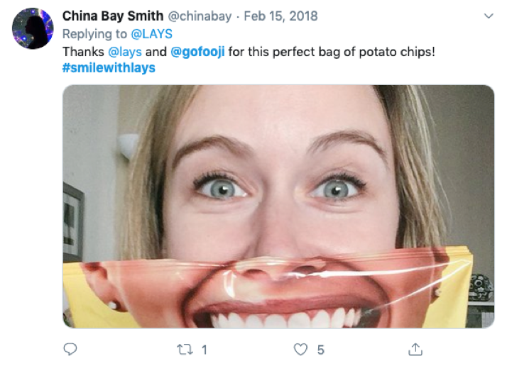 Fooji Smile With Lays