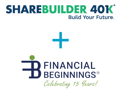 ShareBuilder 401k Is Now a Corporate Sponsor of Financial Beginnings | ShareBuilder 401k