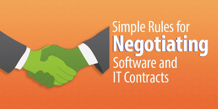 5 Simple Rules for Negotiating Software and IT Contracts | Capterra