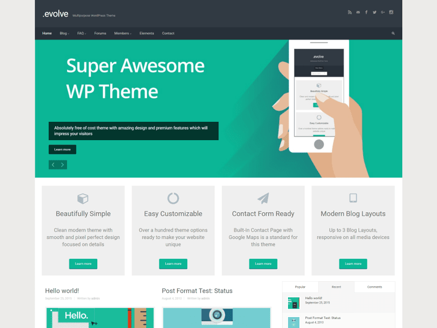 8 Free WordPress Themes for Service Businesses | Capterra