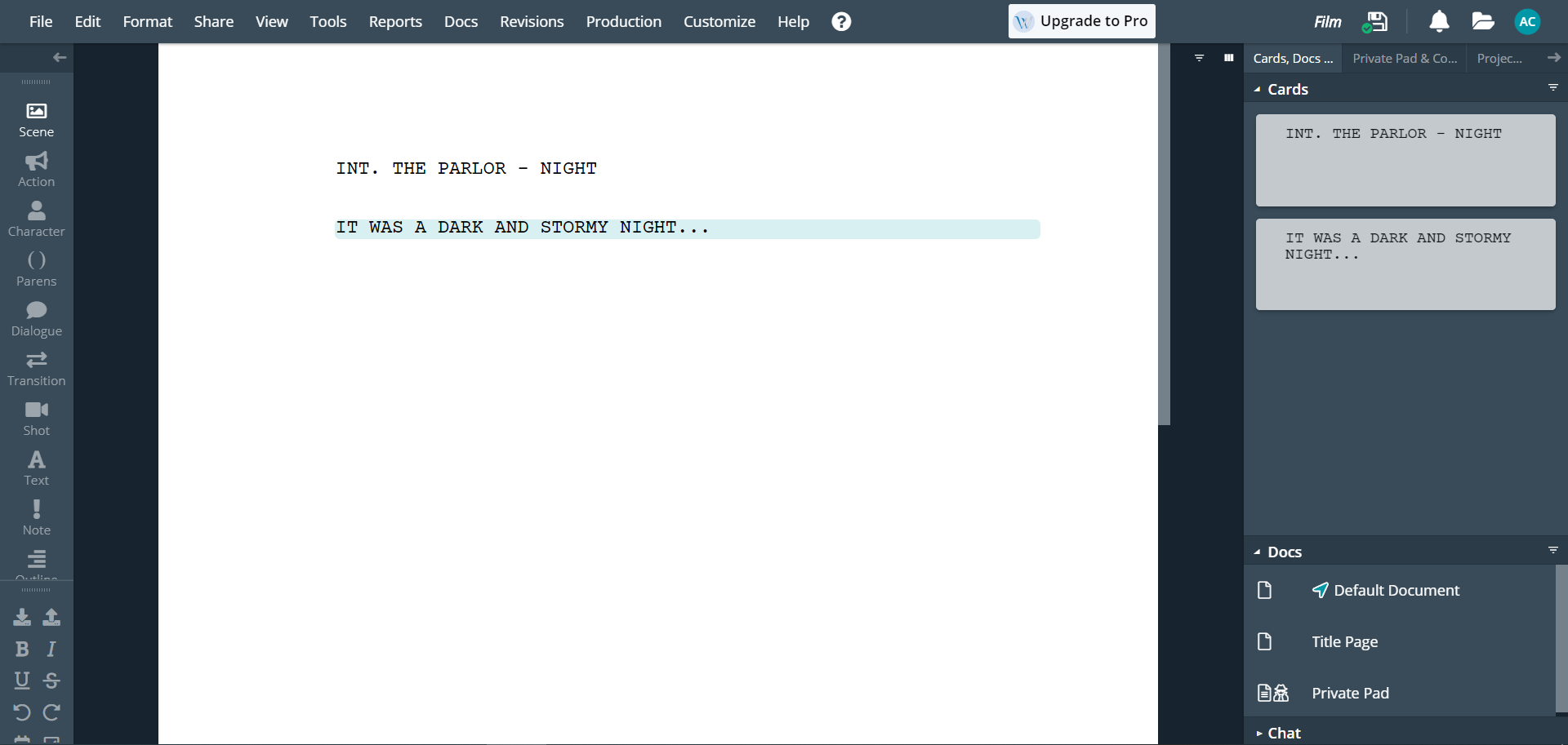 4 Nominees for the Best Free Screenwriting Software | Capterra