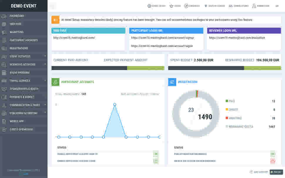 7 Free and Open Source Event Management Software | Capterra