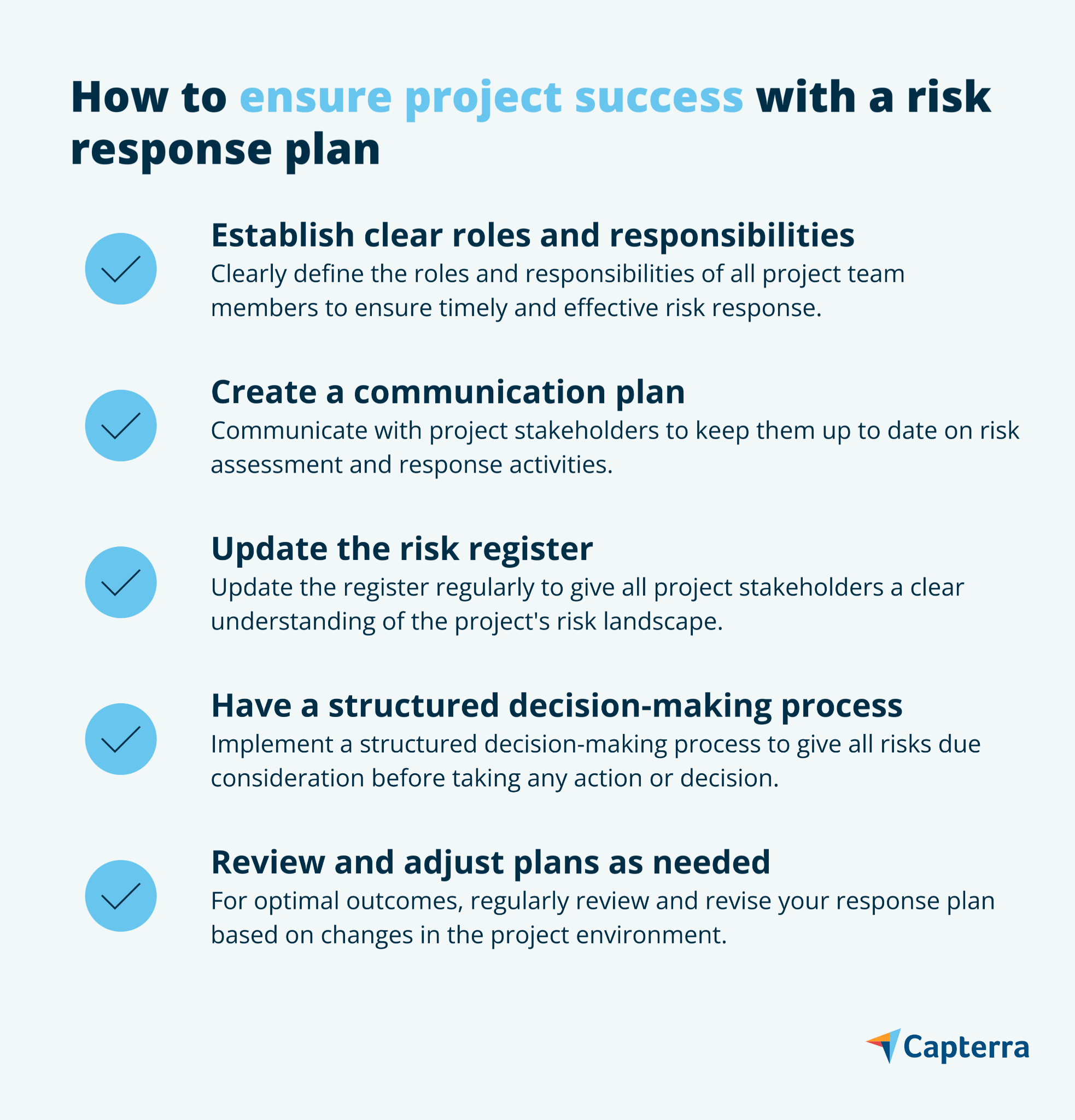 4 Steps To Build an Effective Project Risk Management Process | Capterra