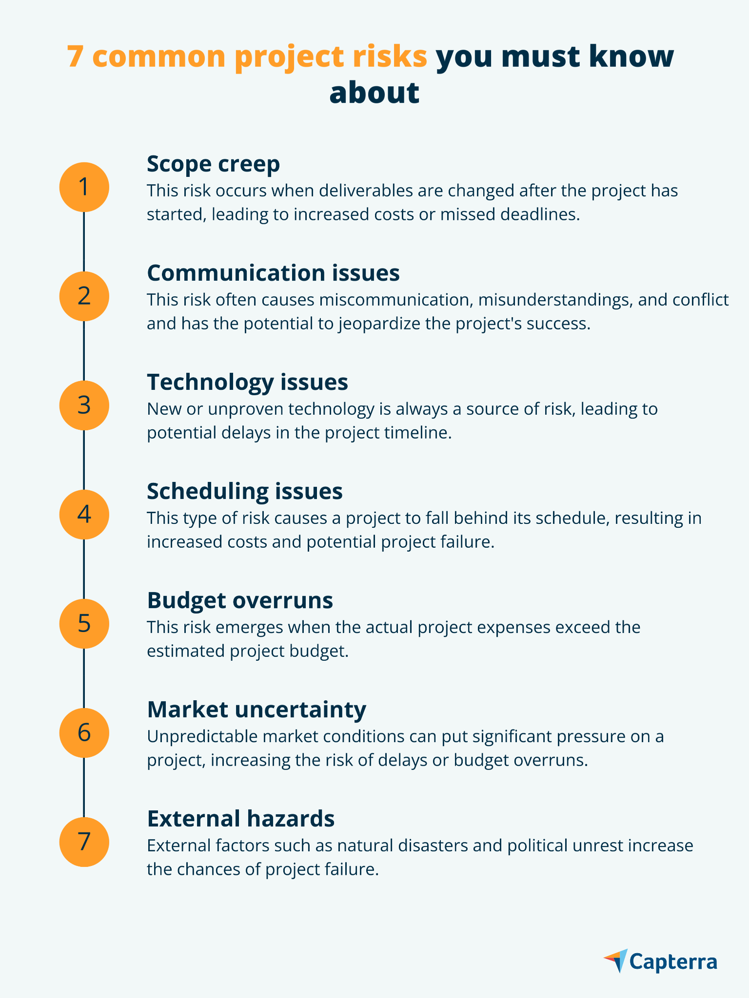 7 Common Project Risks and How To Mitigate Them (Expert Tips Included) | Capterra