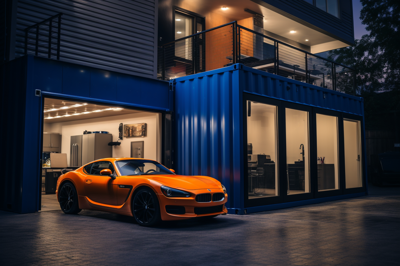 Garages from containers | How to build a garage from a container ...