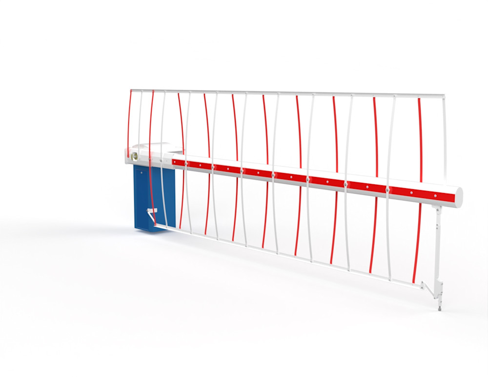 Avec la grille toute hauteur articulée, sécurisez l'accès de votre site ...