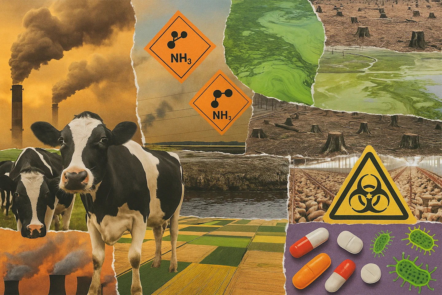 TOP 10 WAYS FACTORY FARMING HARMS THE PLANET