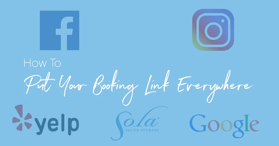 How To Put Your Online Booking Link Everywhere