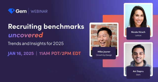 2025 Recruiting Benchmarks Webinar | Resource Page