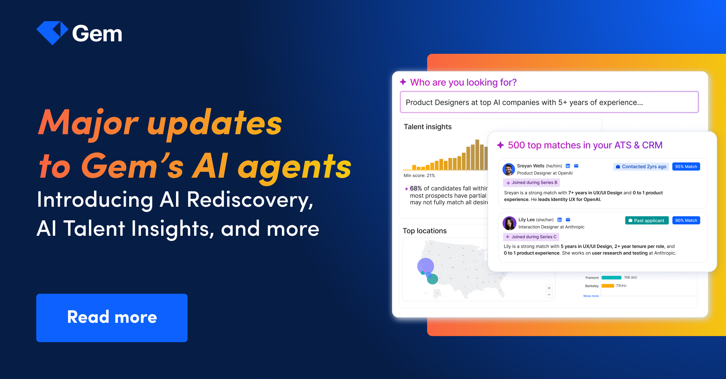 Updates to Gem's AI agents: Introducing AI Rediscovery, AI Talent ...
