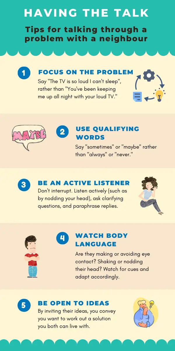 Tips for talking with your neighbour | People's Law School