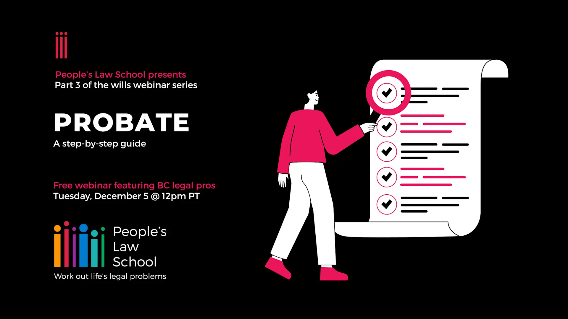 Filling out your probate or administration forms | People's Law School