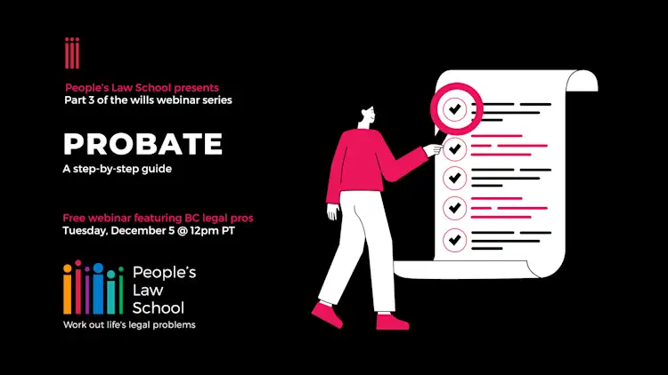 Filling out your probate or administration forms | People's Law School