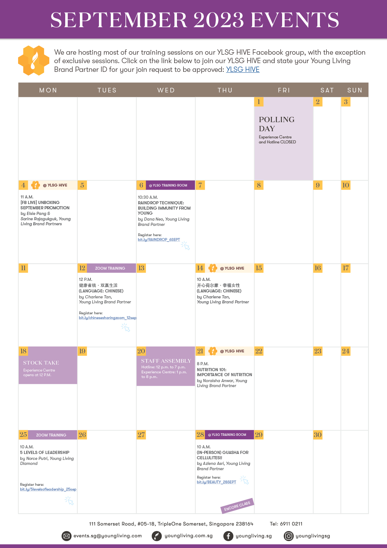 Monthly Training | Young Living Essential Oils