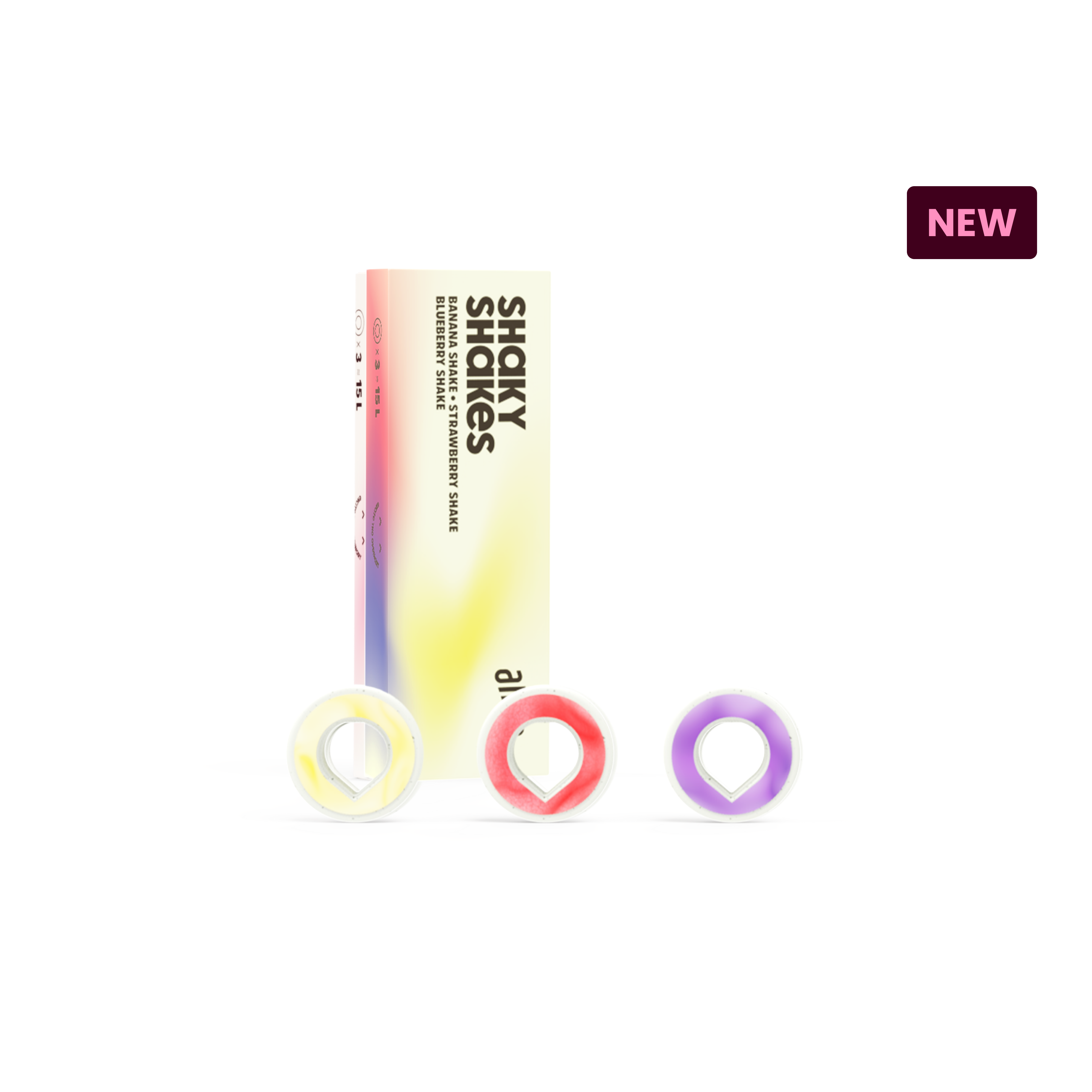 3 Pod Shaky Shakes Variety Pack (Strawberry Shake, Banana Shake, Blueberry Shake) | Flavors ...