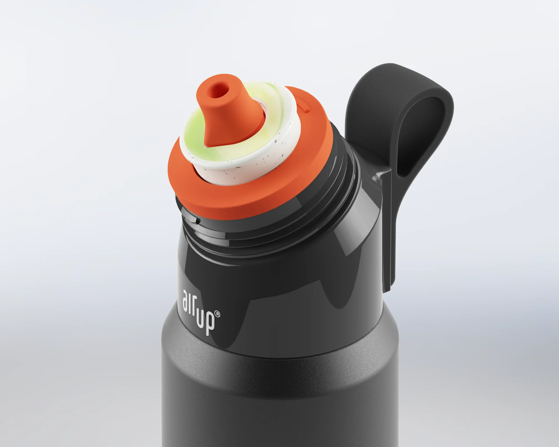 air up® Twist Pro Steel 850ml - Pitch Black | air up® Deutschland