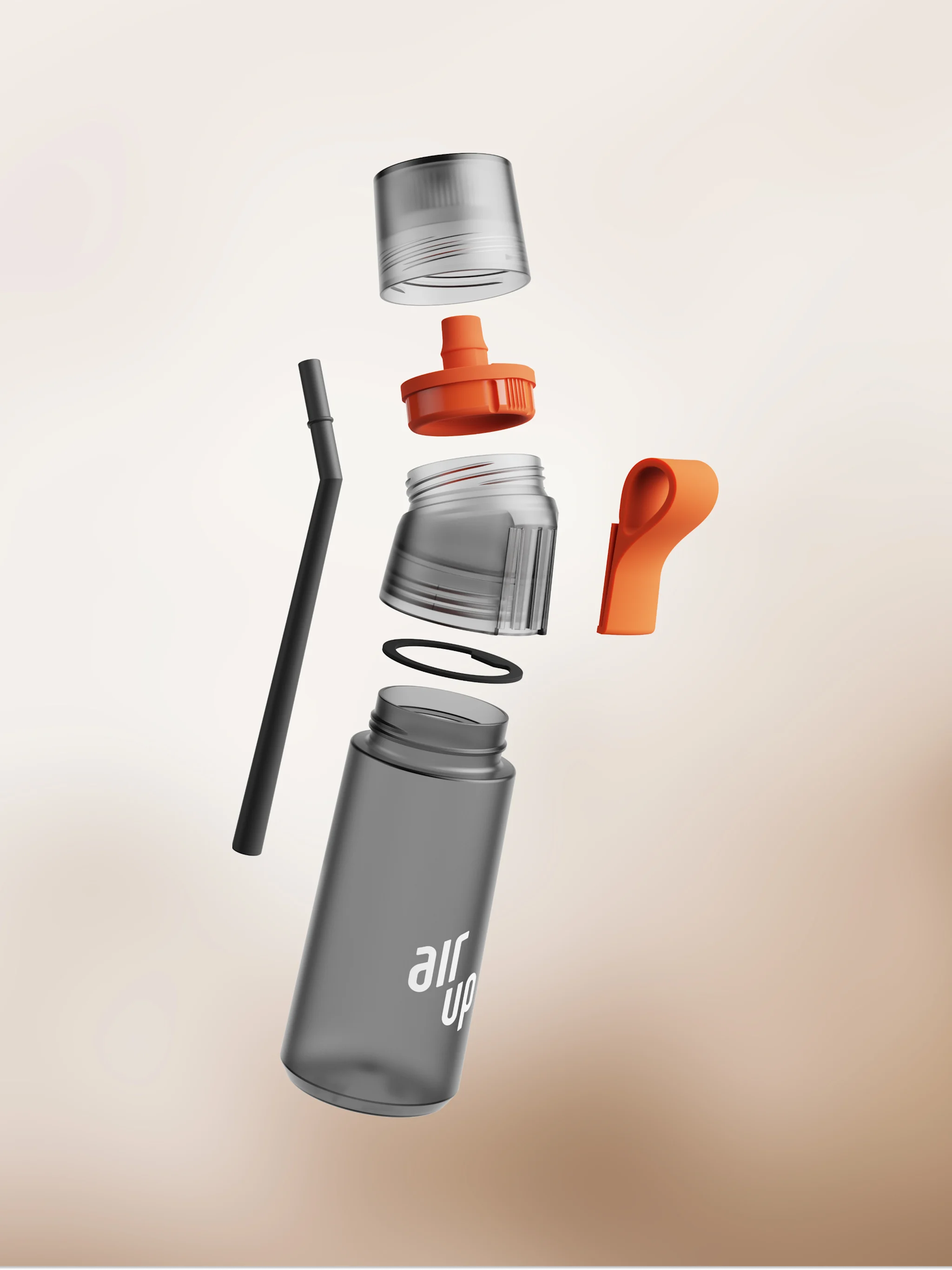 air up Gourde Gen 2 Flair 600ml - Gris anthracite | air up® France