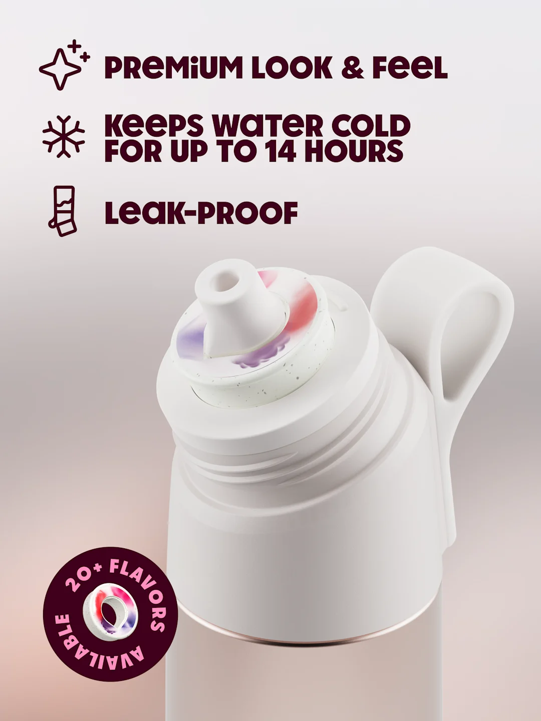 Gen 2 Steel air up Bottle 850ml - Blush Quartz | air up® Hungary