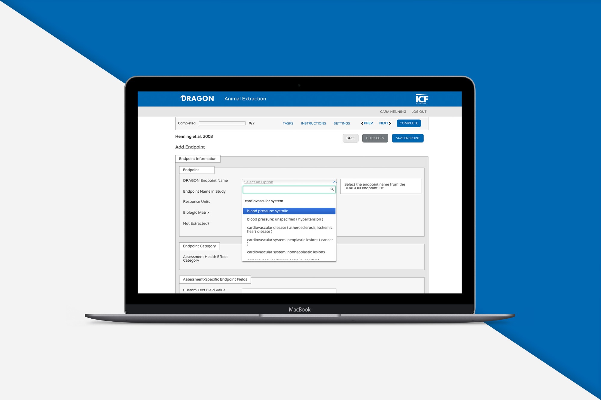ICF Dragon: Web App | CrossComm