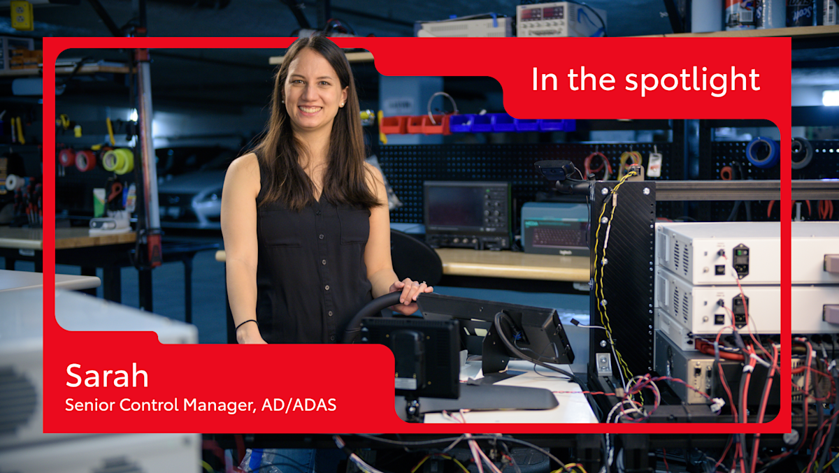In the spotlight: Sarah, Senior Control Manager, AD/ADAS - Woven by Toyota