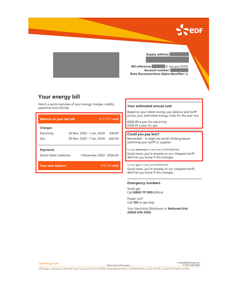 Energy bills explained: Understand them & save - MSE