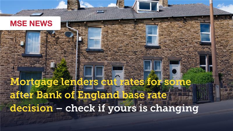 Variable and tracker mortgage rate cuts – Martin Lewis' MSE