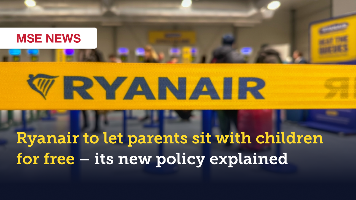 Ryanair to let parents sit with children for free