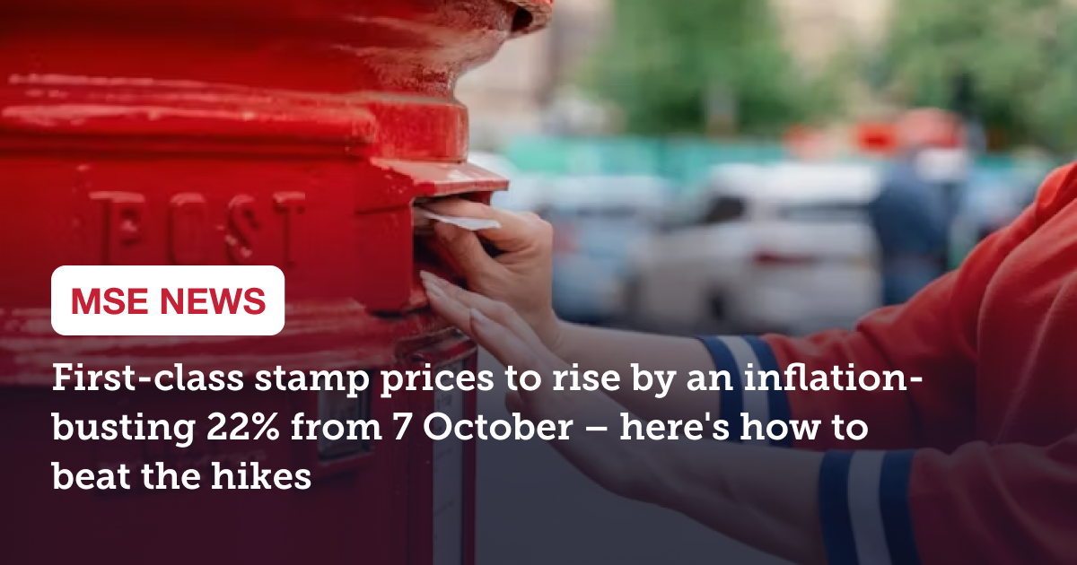 First-class stamp prices to rise by 22% – how to beat the hike