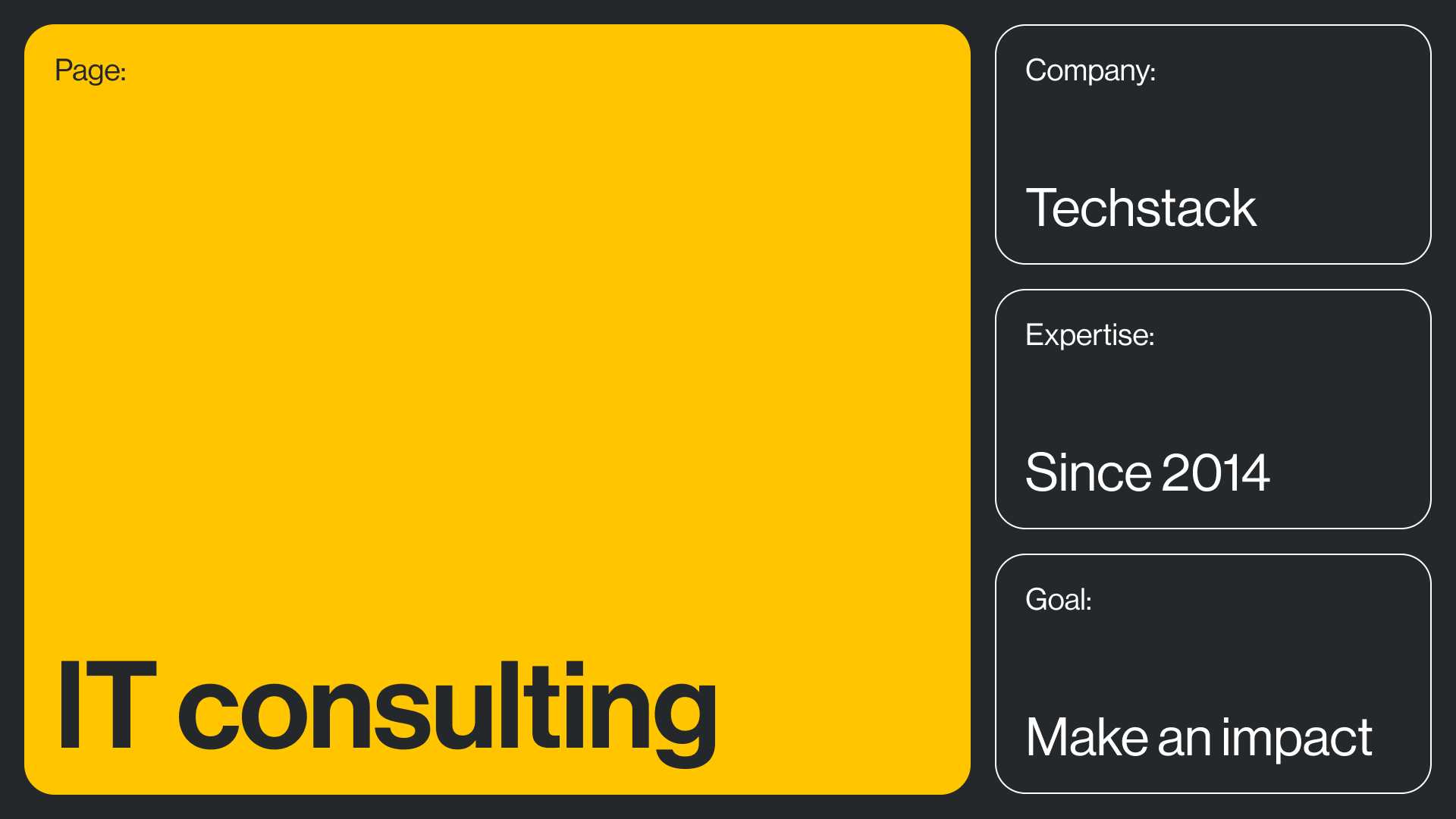 Software Development Consulting Services Company | Techstack