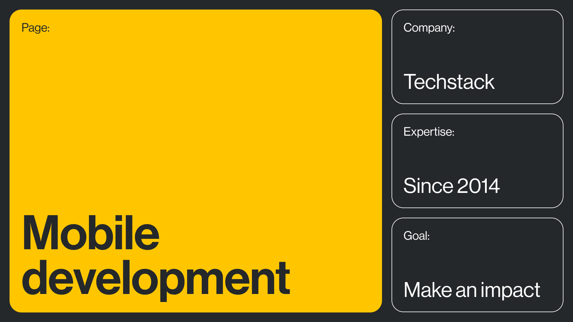 Mobile App Development Services Company | Techstack