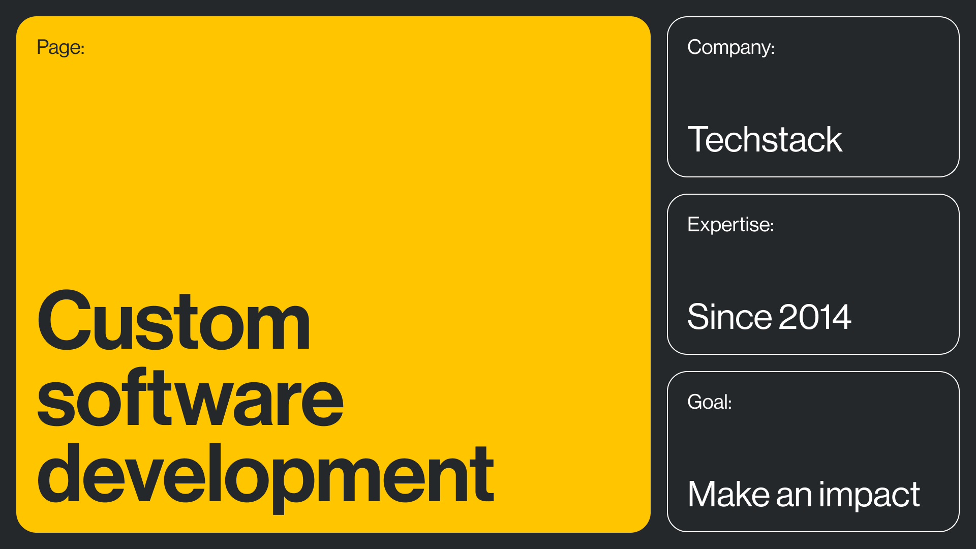 Custom Software Development Services and Solutions at Techstack