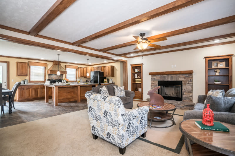 Modern Log Cabin Style Manufactured Homes | Clayton Studio