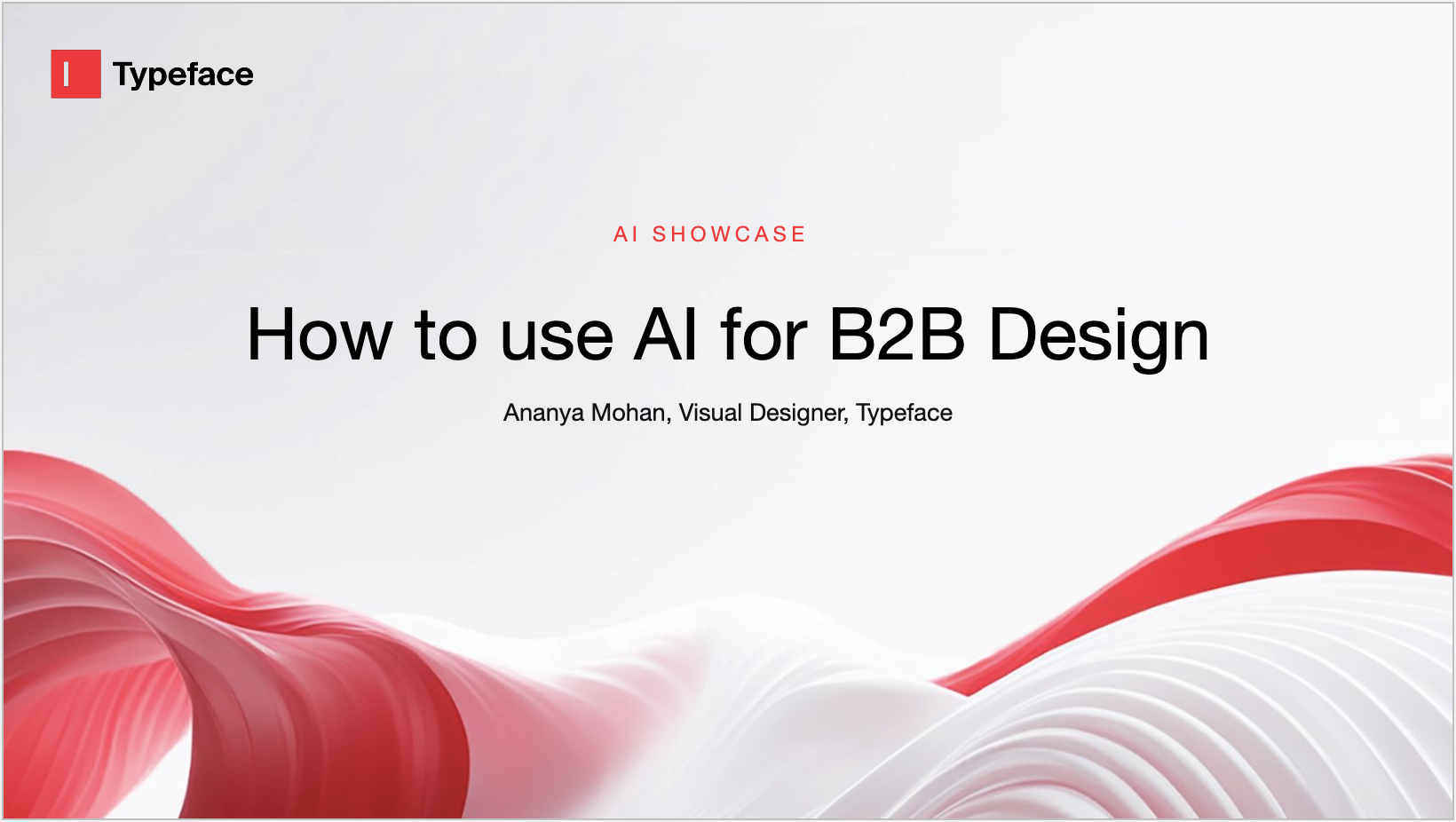 AI Graphic Design for Webpages, Sales Decks, & More |Typeface AI Showcase