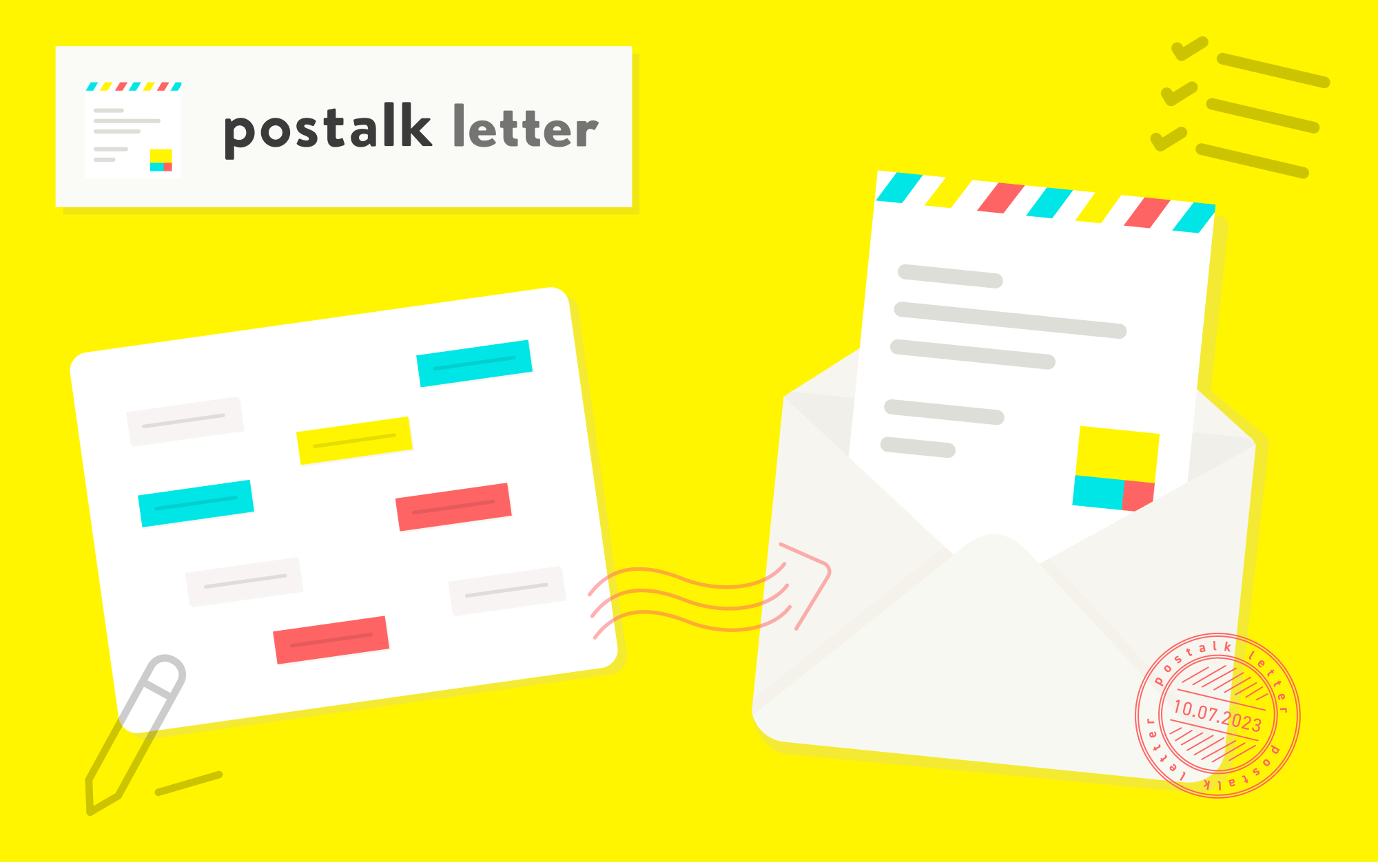 もらって嬉しい「手紙」をめざして。 | postalk park