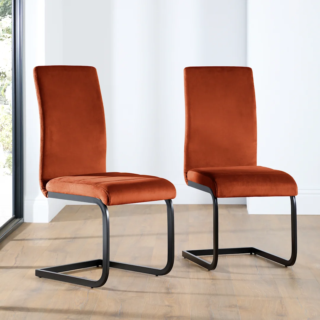 Orange Dining Chairs | Furniture & Choice