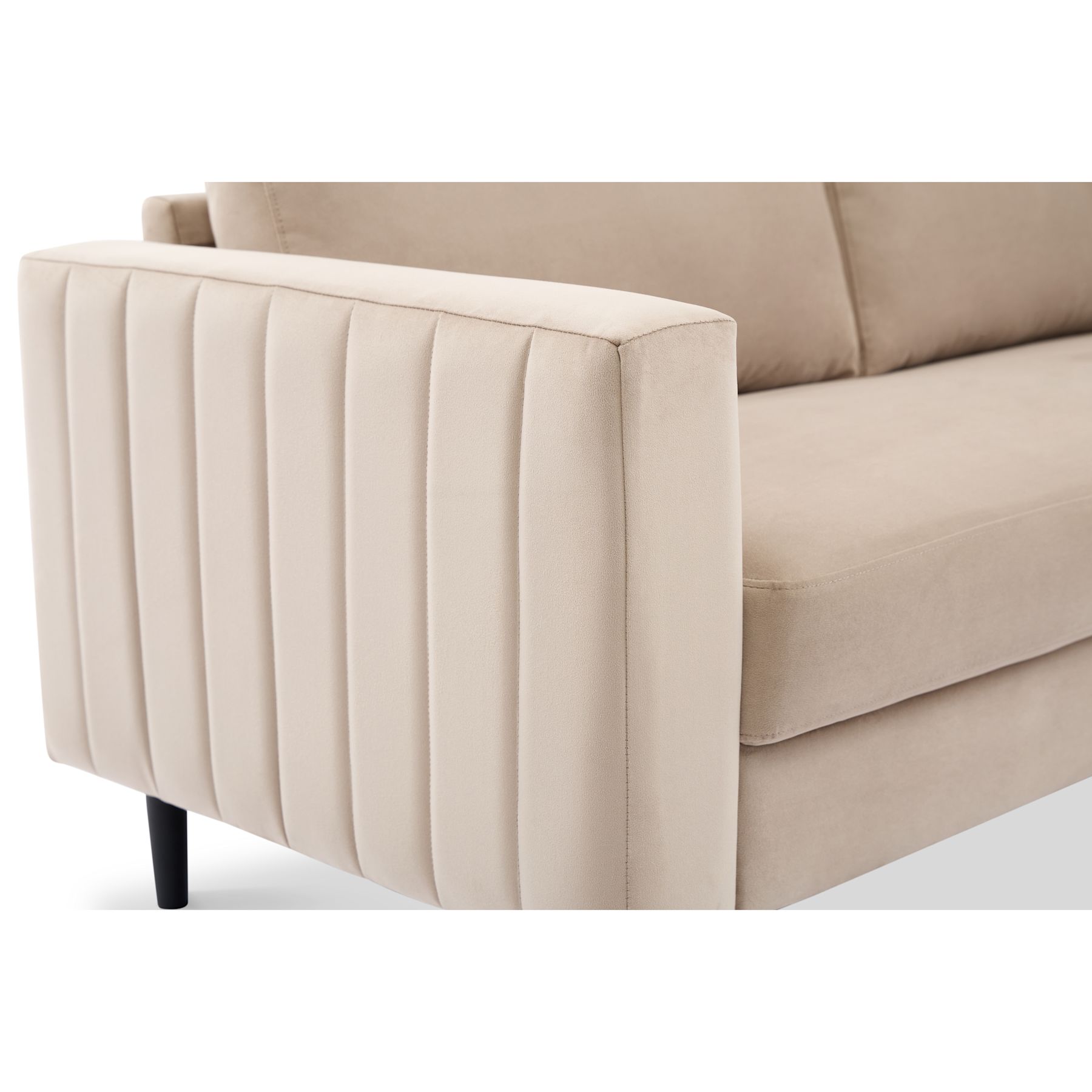 Lana 3+2 Seater Sofa Set, Champagne Classic Velvet Only £899.98 ...