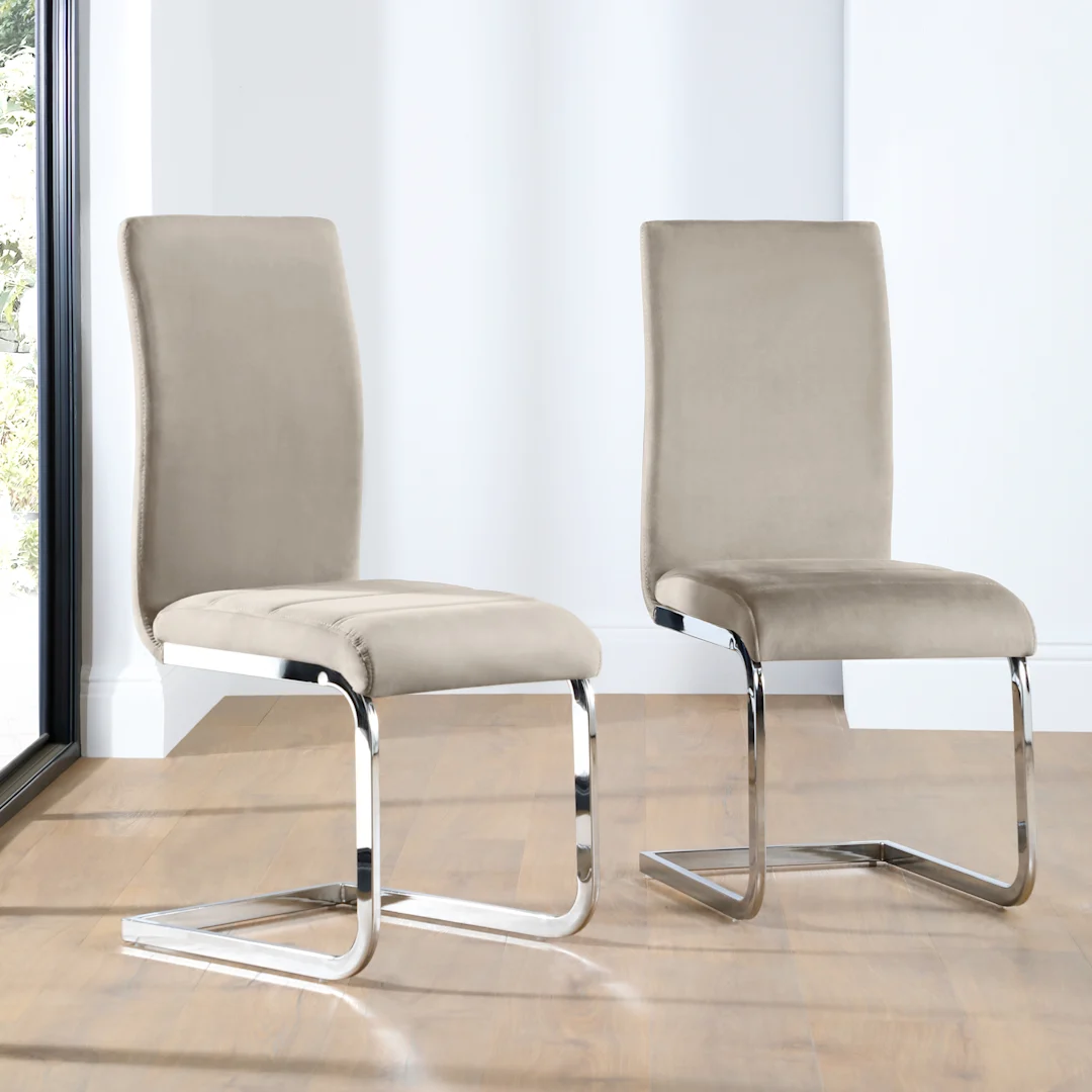 Chrome Leg Dining Chairs | Furniture & Choice