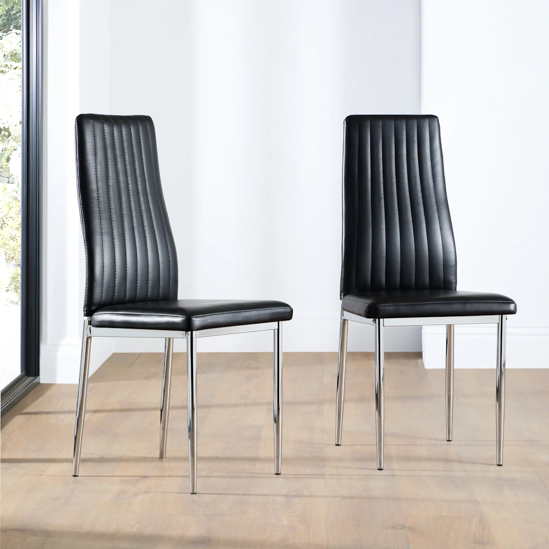 Chrome Leg Dining Chairs | Furniture & Choice