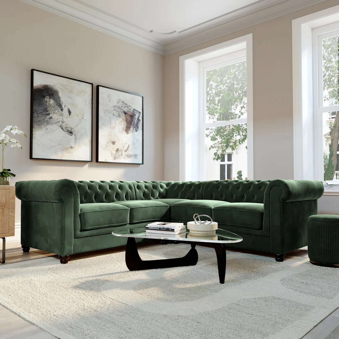 Chesterfield Corner Sofas | Furniture & Choice
