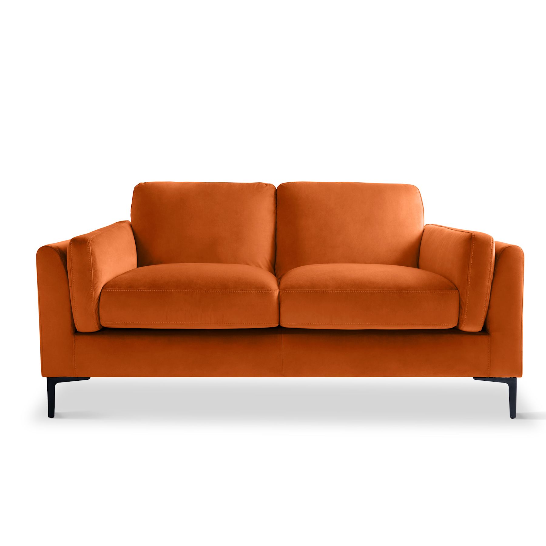 Lucia 2 Seater Sofa, Burnt Orange House Velvet Only £499.99 | Furniture ...