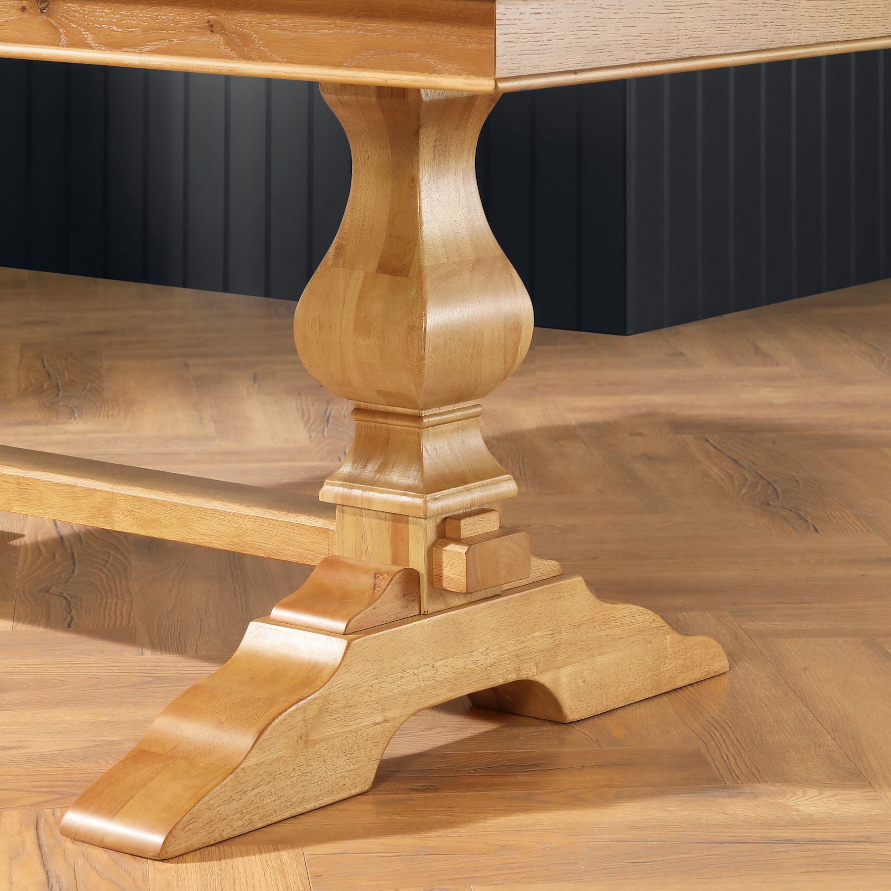 Cavendish Extending Dining Table & 8 Bewley Chairs, Natural Oak Veneer ...