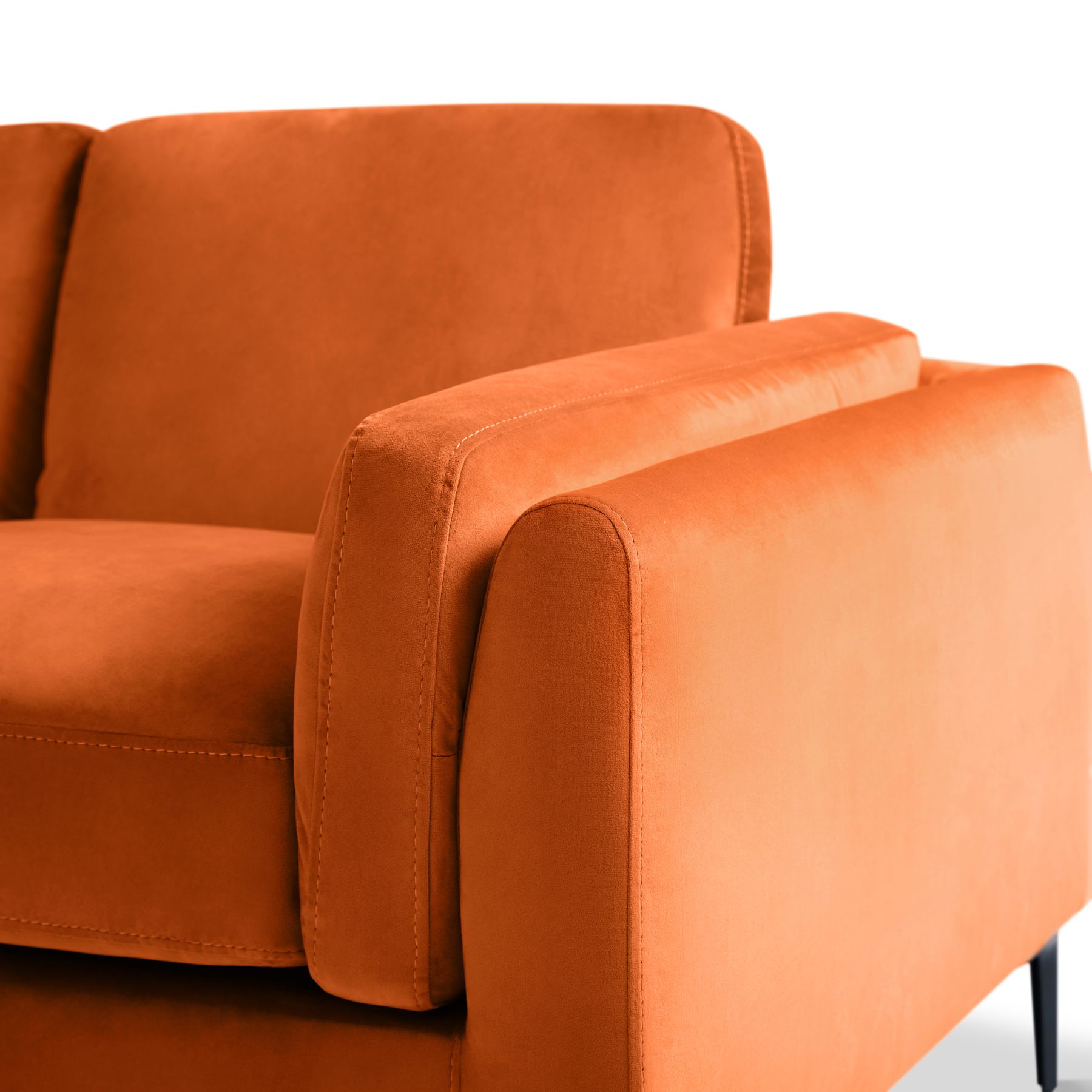 Lucia 2 Seater Sofa, Burnt Orange House Velvet Only £499.99 | Furniture ...