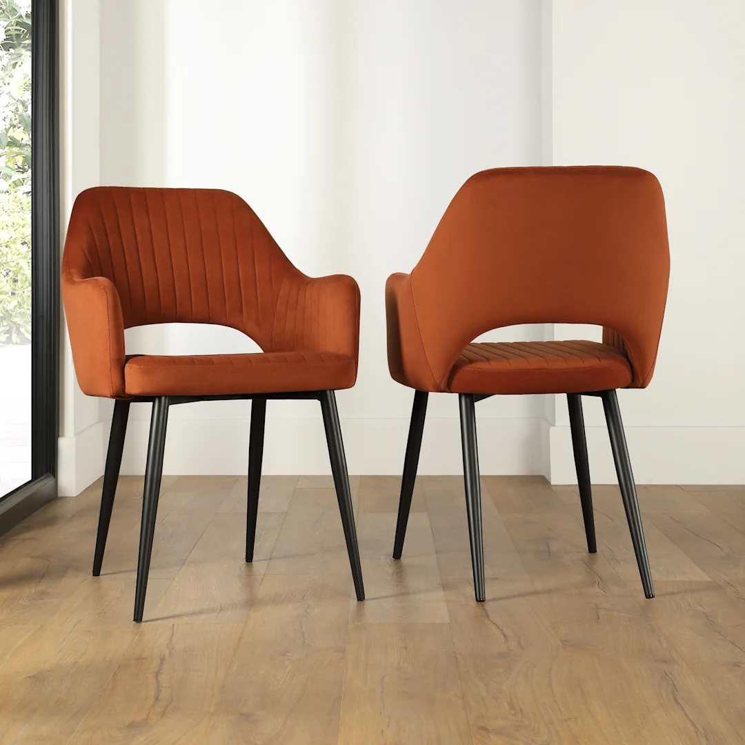 Orange Dining Chairs | Furniture & Choice