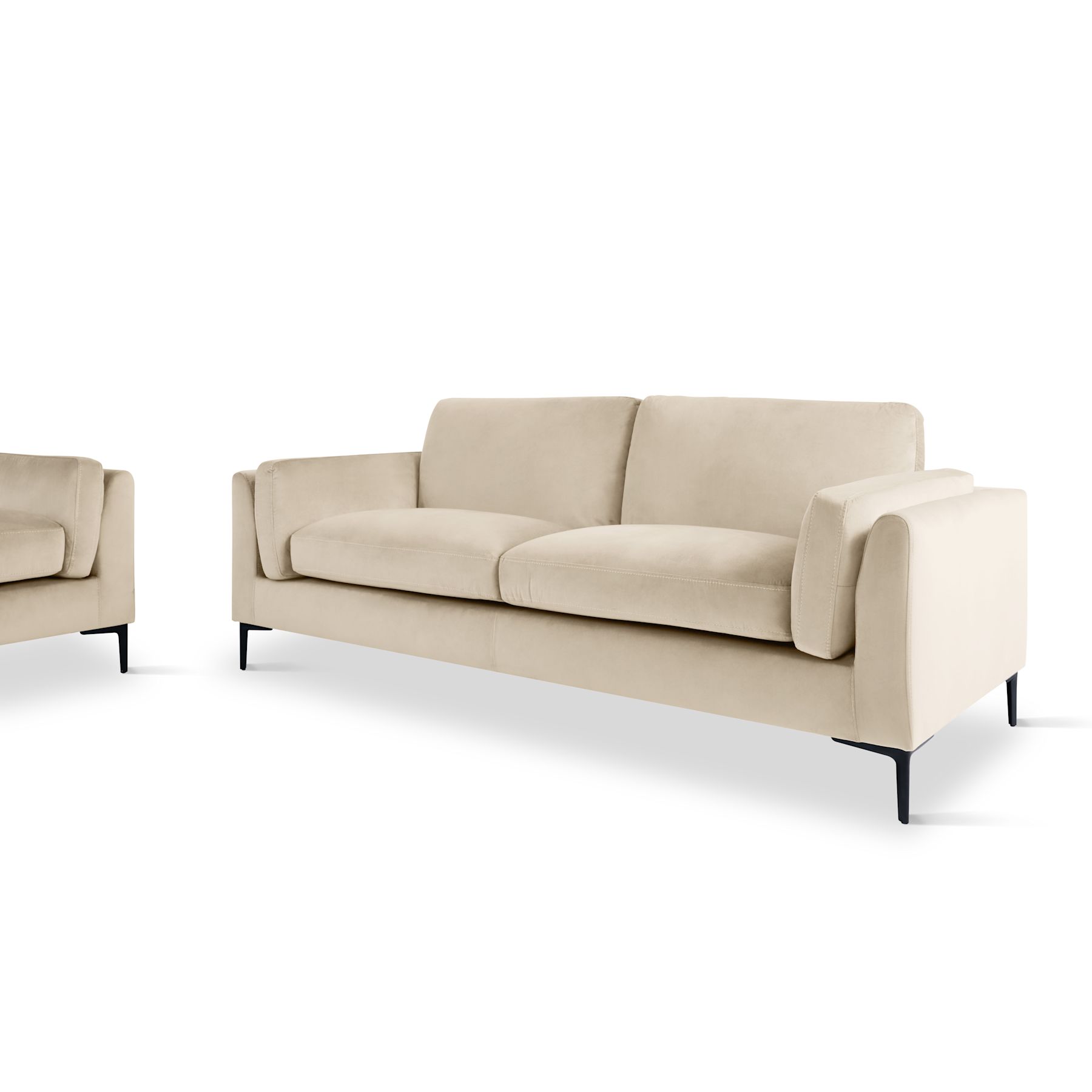 Lucia 3+2 Seater Sofa Set, Champagne House Velvet Only £999.98 ...